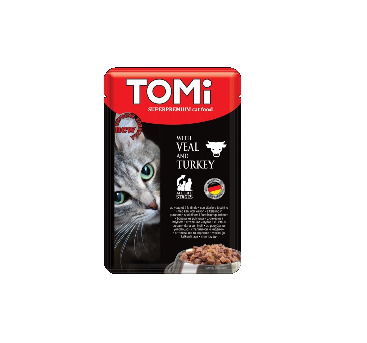 TOMI Cat sos za mačke - Teletina i ćuretina 100g • URBAN PETS