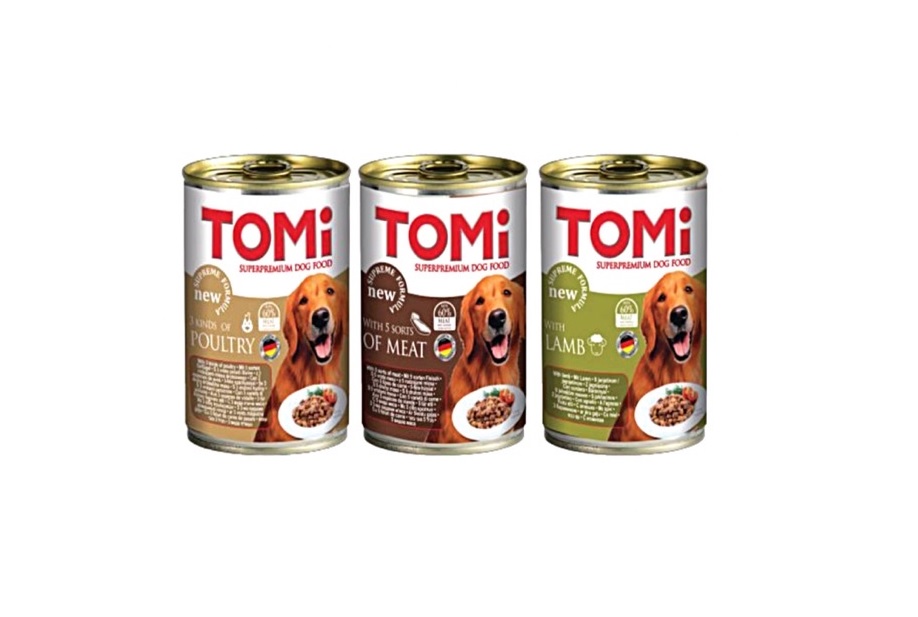 TOMI Dog konzerva za pse - Tri vrste živine 24x400g • URBAN PETS